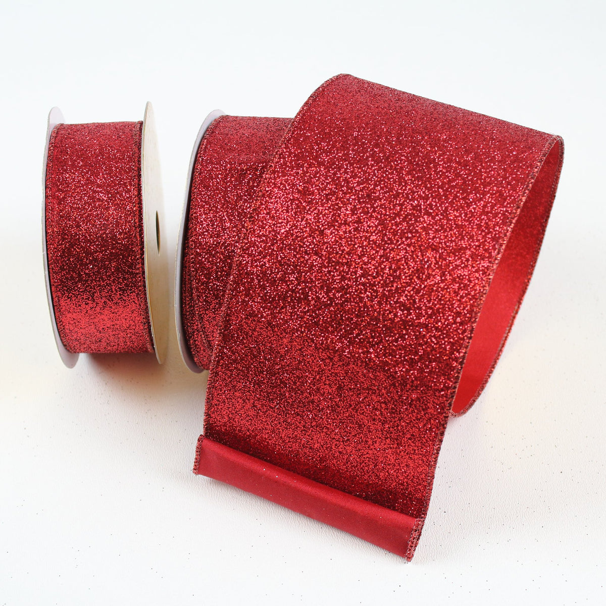 Diamond Dust Ribbon, 1.5" x 10 yards, Red – Love That Ribbon