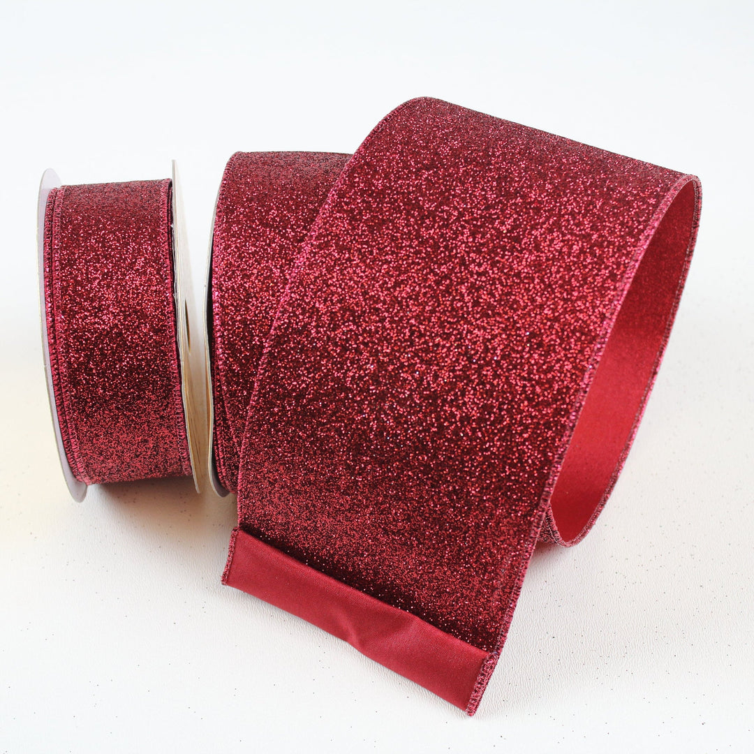 Diamond Dust Ribbon, 1.5" x 10 yards, Ruby – Love That Ribbon