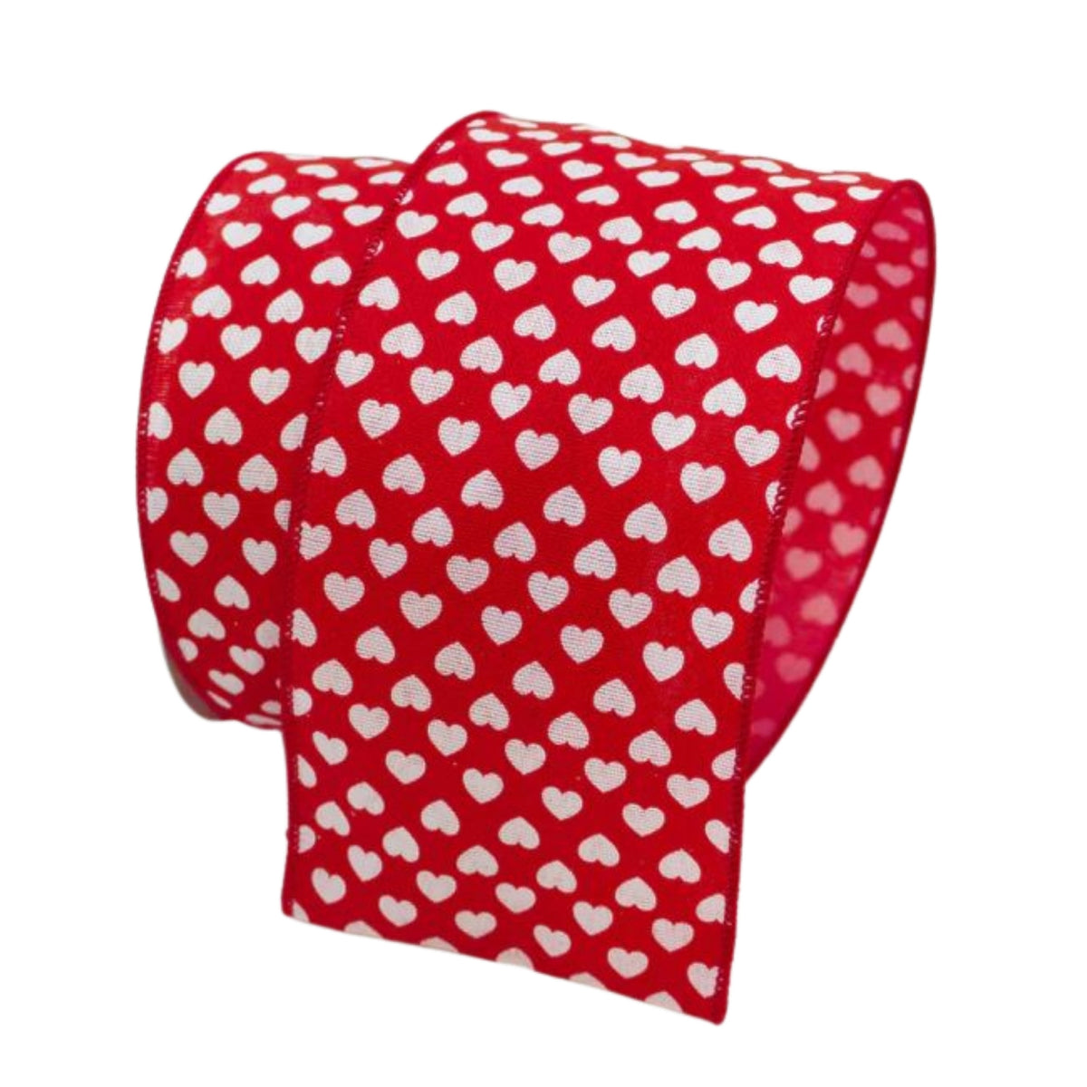 Mini Hearts Ribbon, 1.5" x 10 yards, Red – Love That Ribbon