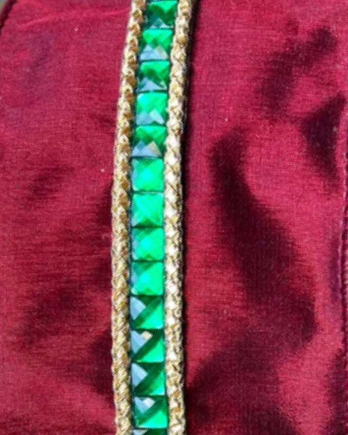 Classic Jewel Ribbon, 4" X 10 Yards, Ruby Emerald – Love That Ribbon